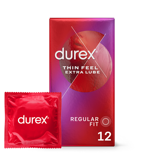Thin Feel Extra Lube Condoms | Official Durex® UK Store